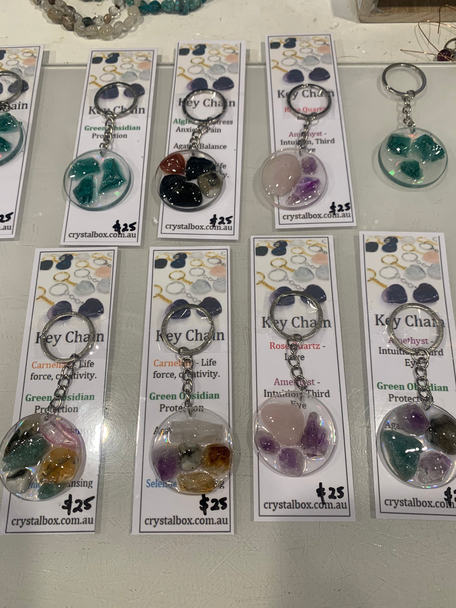 Crystal Key Chains – Crystal Box Brisbane