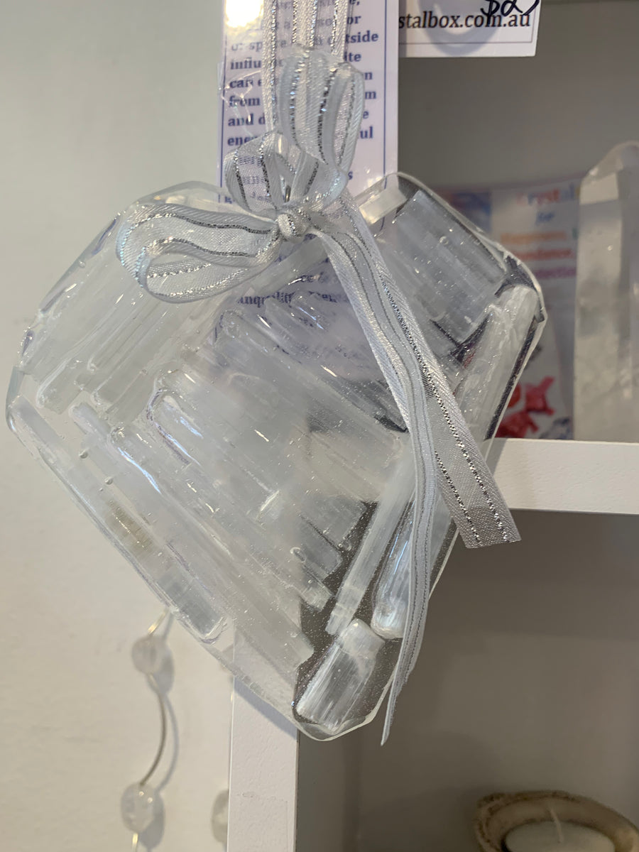 Selenite Heart – Crystal Box Brisbane