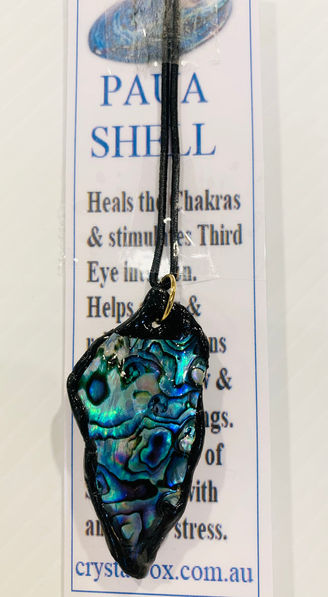 Paua Shell Necklace 21 – Crystal Box