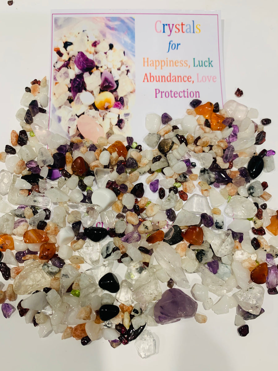 Crystals for Happiness, Luck, Abundance, Love & Protection – Crystal Box