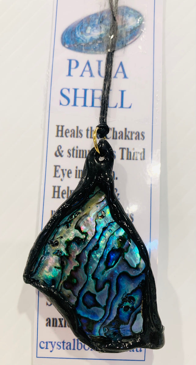 Paua Shell Necklace 13 – Crystal Box