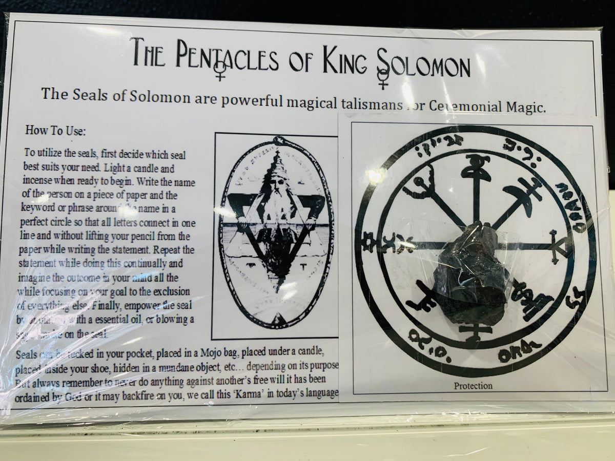 King Solomon Seal for Protection – Crystal Box