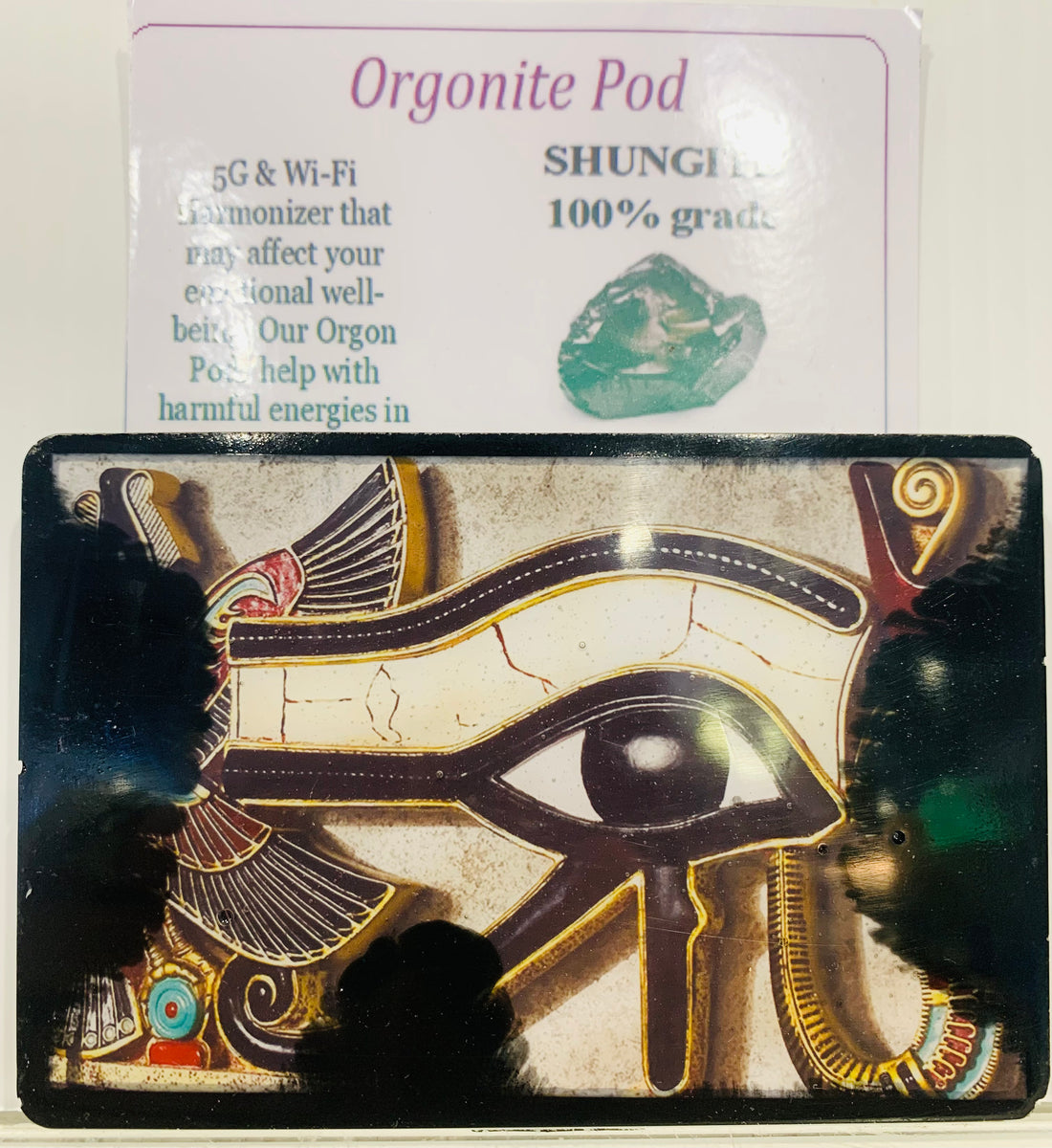 Eye Of Horus Shungite Orgonite – Crystal Box