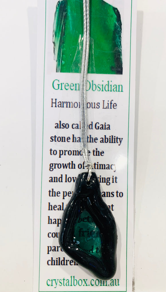 Green Obsidian Australian Crystal 5 – Crystal Box Brisbane