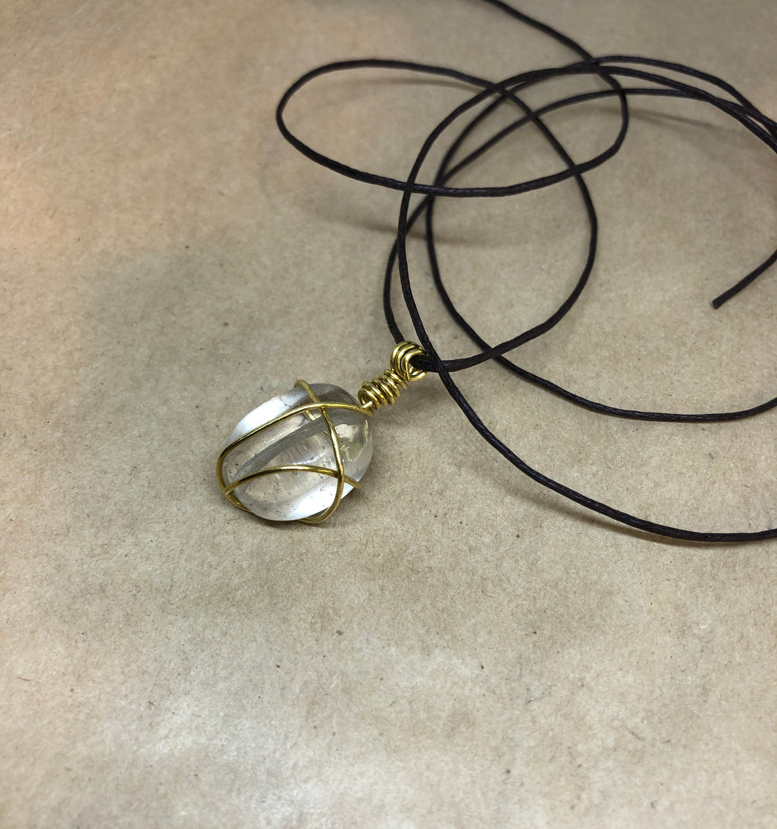 Clear Quartz Crystal Necklace – Crystal Box