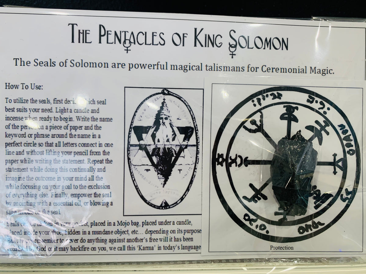 King Solomon Seal of Protection – Crystal Box